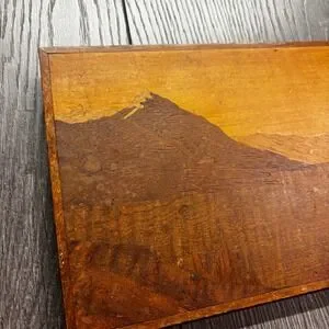 Ashworth | Wall Decor | Vintage Marquetry Wood Inlay Art Helvellyn And ...